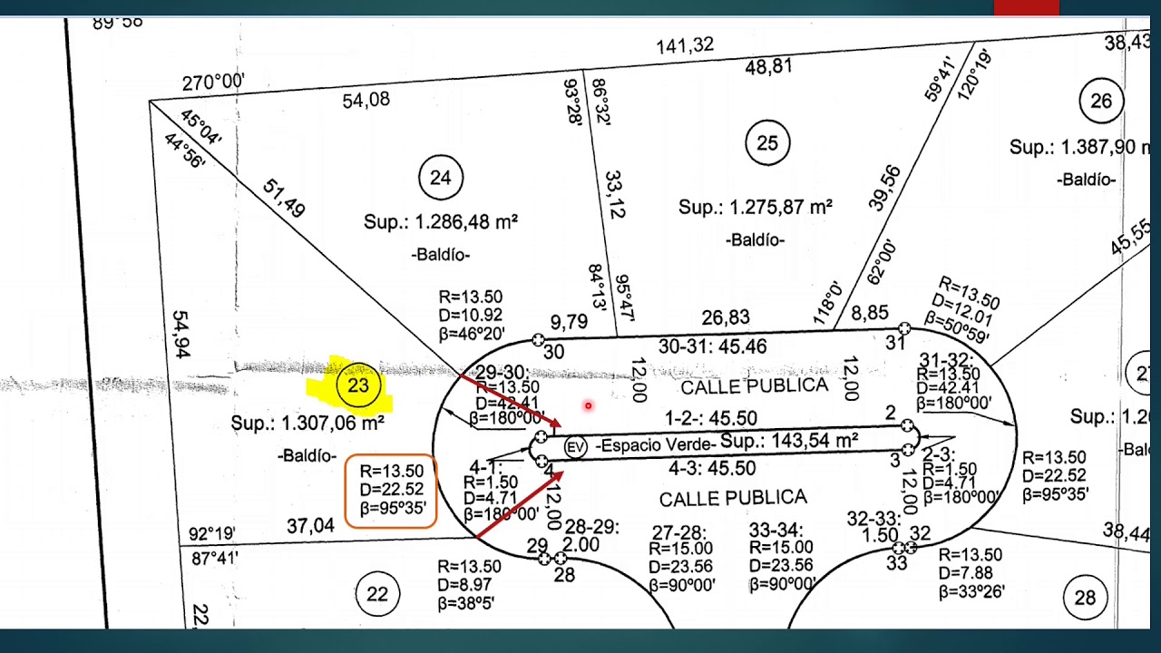 Replanteo de Curvas Circulares - Práctico - YouTube