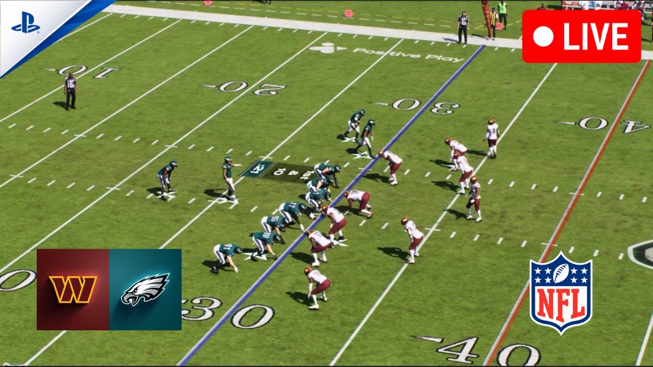 NFL LIVE 🔴 Washington Commanders vs. Philadelphia Eagles | 2025 NFC ...