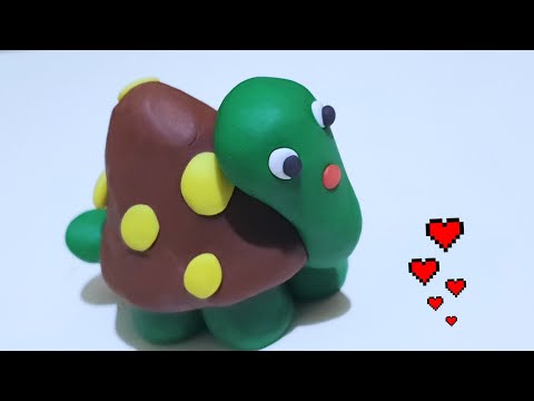 Play Doh Tortoise | How to Make Play Doh Tortoise step by step tutorial ...