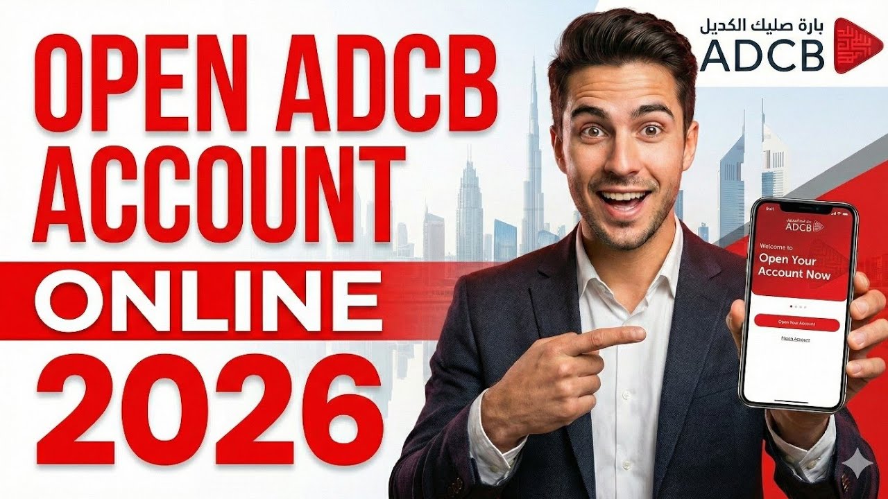 How to Open ADCB Bank Account Online 2026 | ADCB Hayyak App Step by ...
