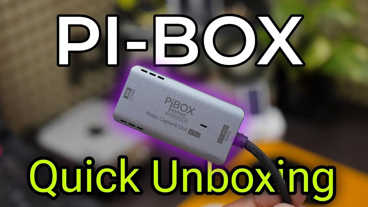 Quick Unboxing of Pi Box India Upgraded Capture Card | Official Website ...