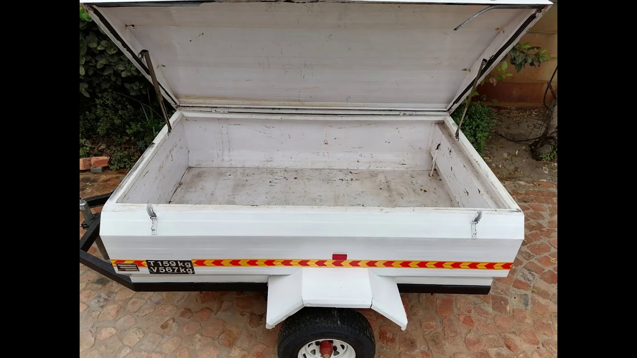Venter Trailer Elite, refurbished, rebuilt ladder frame - YouTube