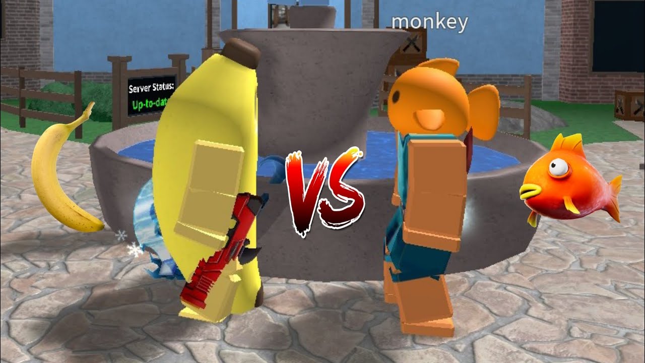Bannana V.S Fishy ( Roblox ) - YouTube