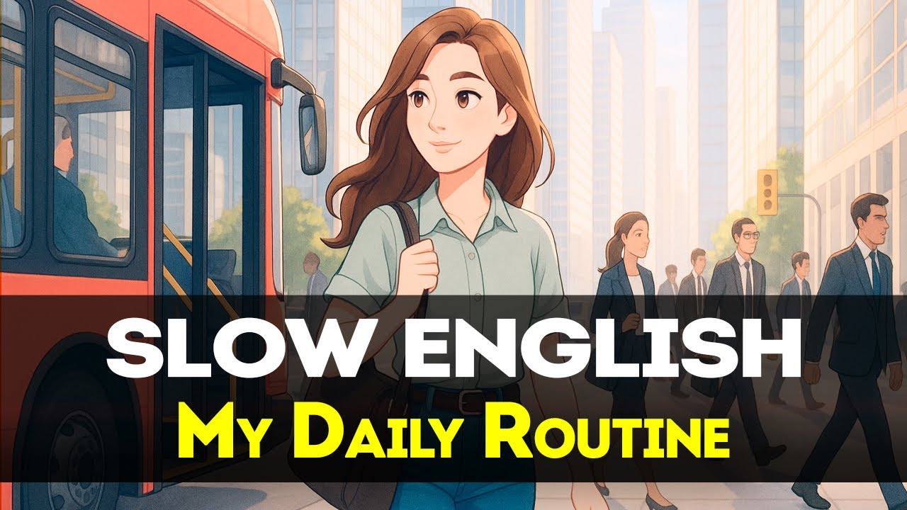 My Daily Routine | Slow English Listening for Beginners (A1-A2) - YouTube