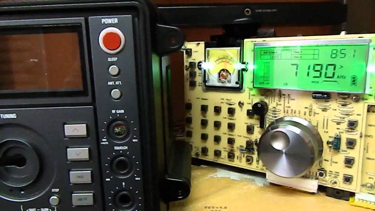 QSO PY2SMD e PY2LLV no receptor TECSUN S2000 - YouTube