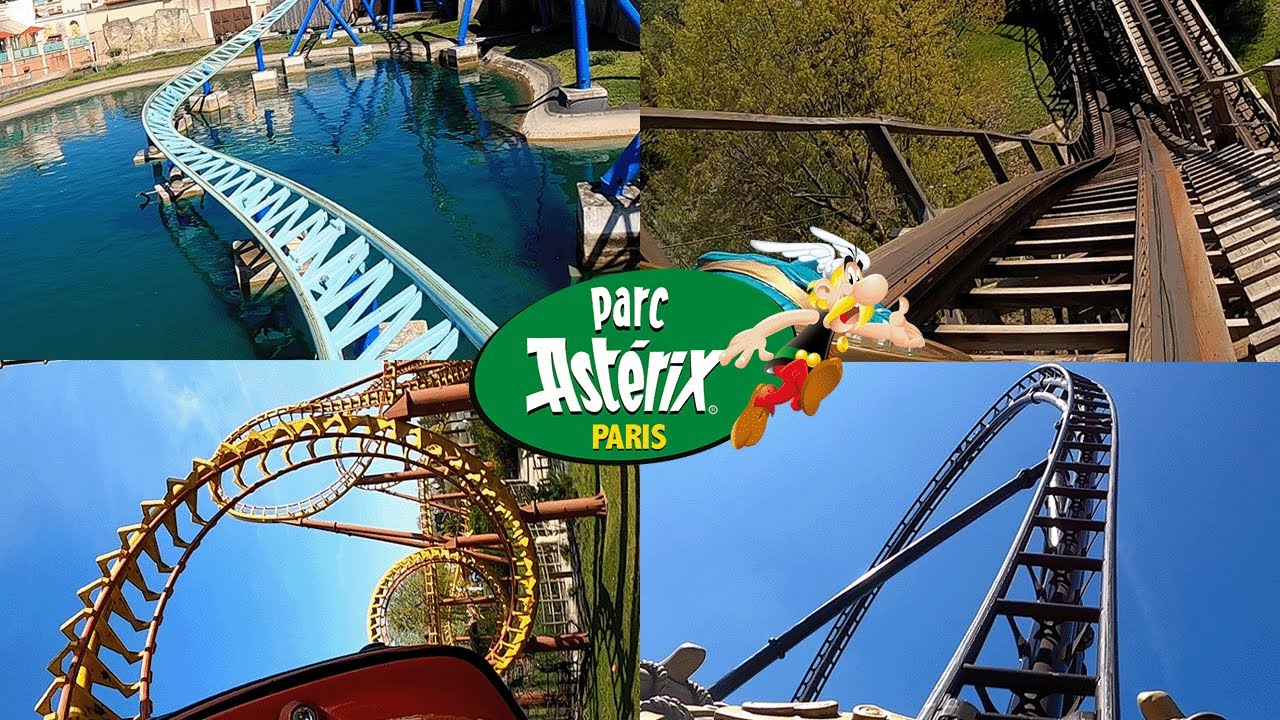 Every Roller Coaster at Parc Asterix - YouTube