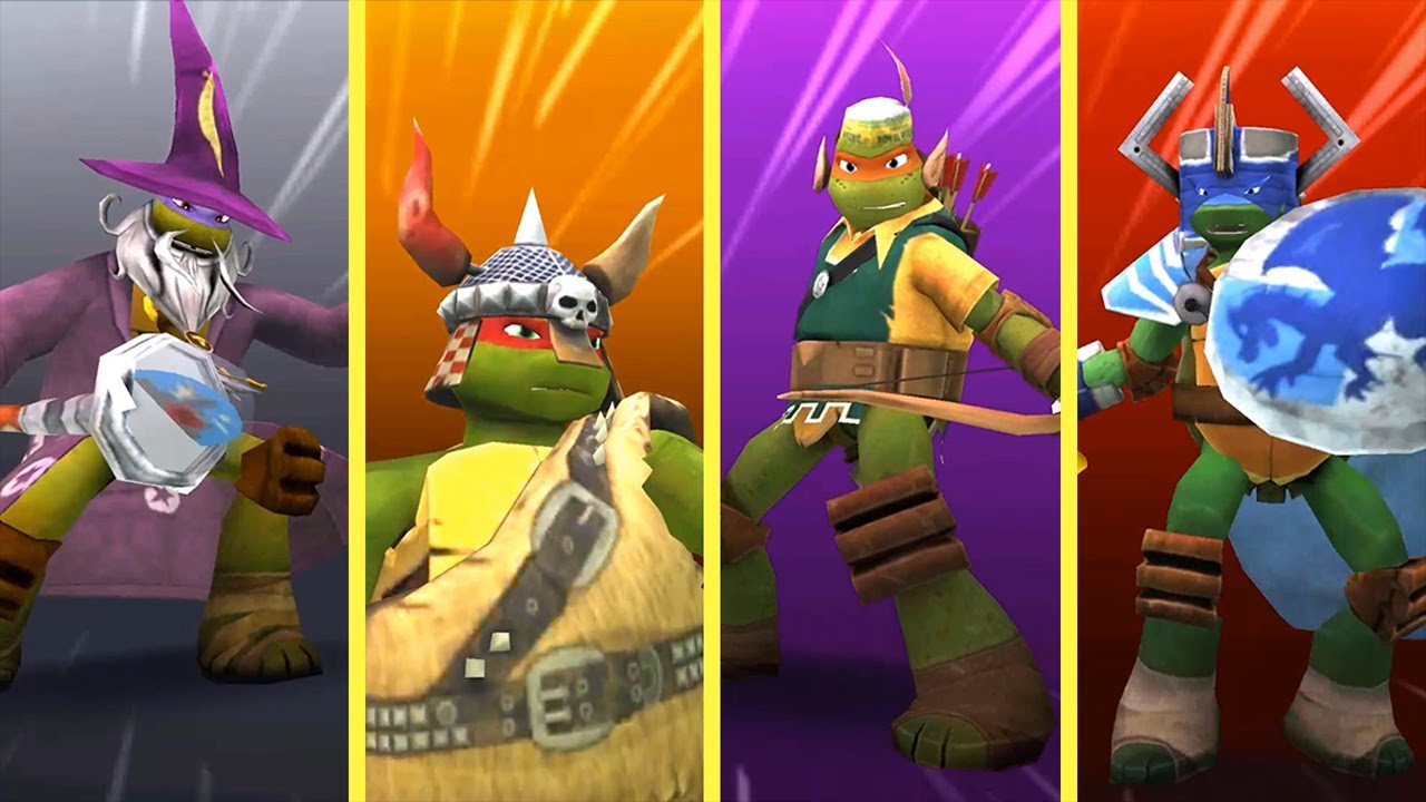 TMNT Legends All Larp Turtles - YouTube