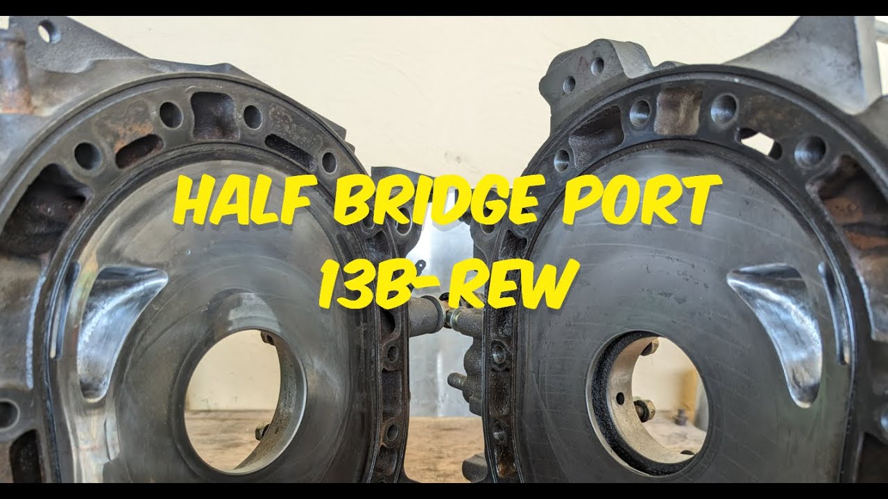 Half Bridge Port a 13B-REW RX7 FD - YouTube