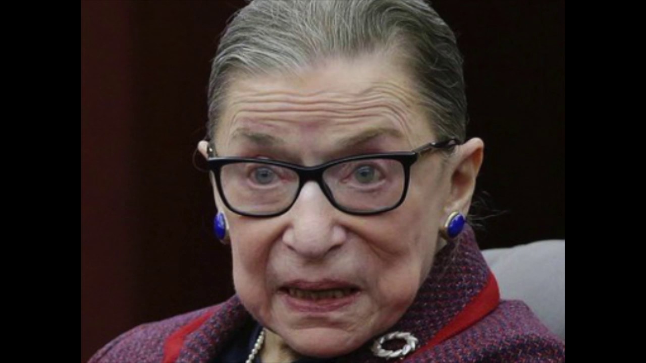Reptilian Ruth Bader Ginsburg Shapeshifter Eye Change - YouTube