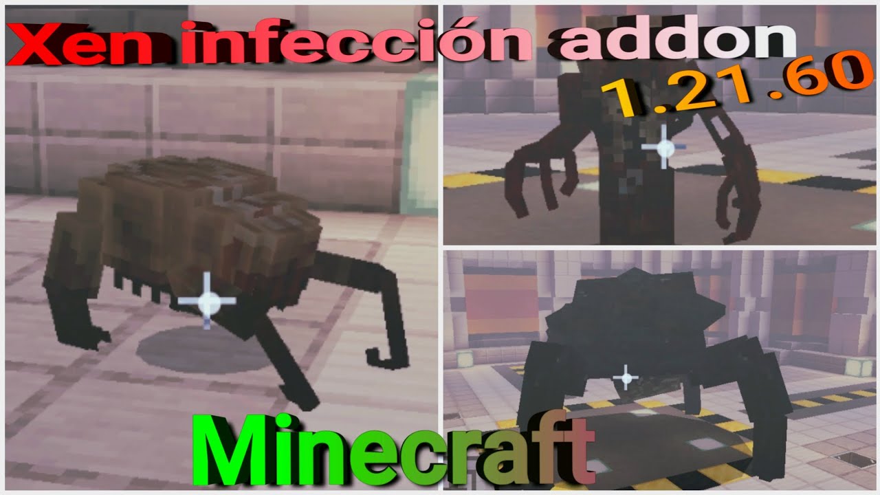 Xen infection addon minecraft pe 1.21.51 y 1.21.60 (addon de terror) 🤯 ...