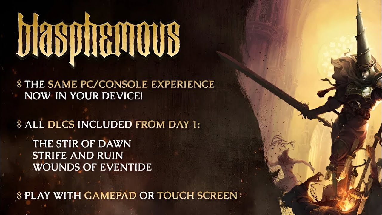 Blasphemous Android Gameplay | Official Mobile Version with All DLCs - YouTube