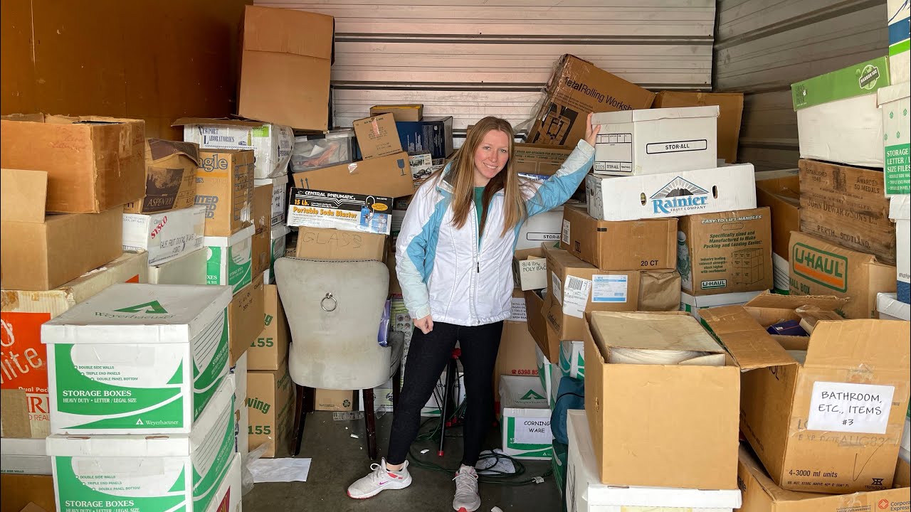 I Bought A Storage Locker PACKED FULL OF BOXES (INSANE) - YouTube