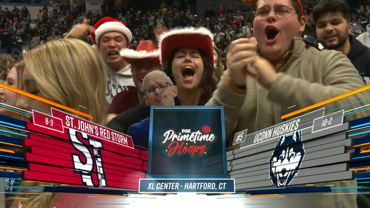 FOX Primetime Hoops intro | St. John's @ 5 UConn | 12/23/2023 - YouTube