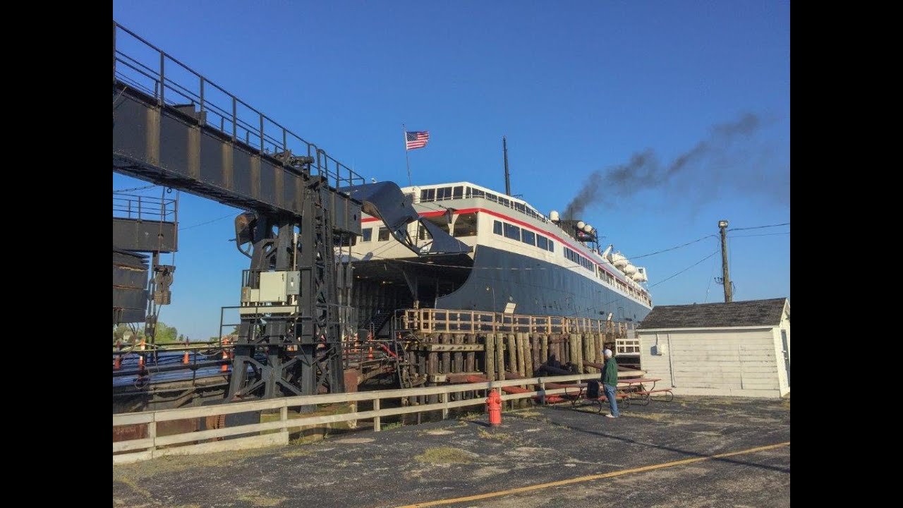 Michigan S S Badger Car Ferry to Wisconsin - YouTube