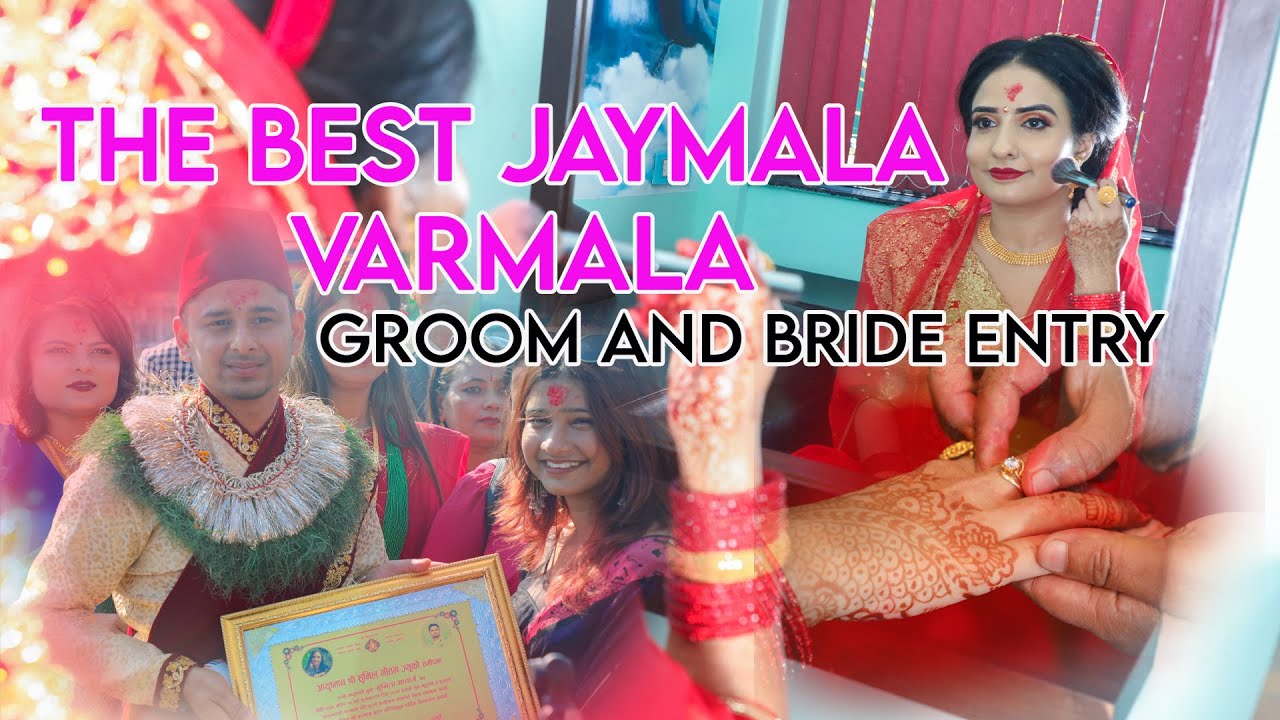 The Best Jaymala,varmala Groom and bride entry-Wedding Sunita Aacharya - YouTube