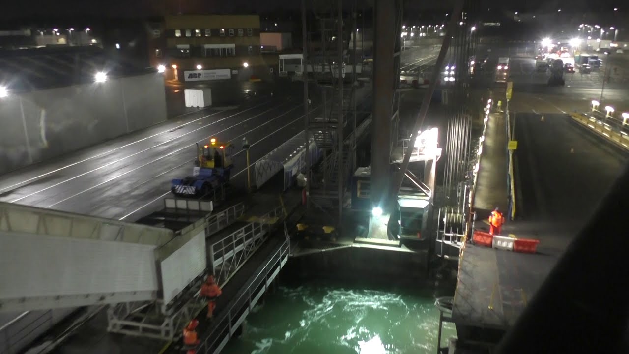 Brittany Ferries MV Pont Aven Arriving At Plymouth, Devon, England 30th ...