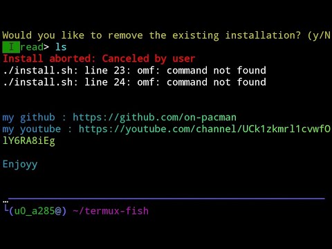 Como instalar fish en termux - YouTube