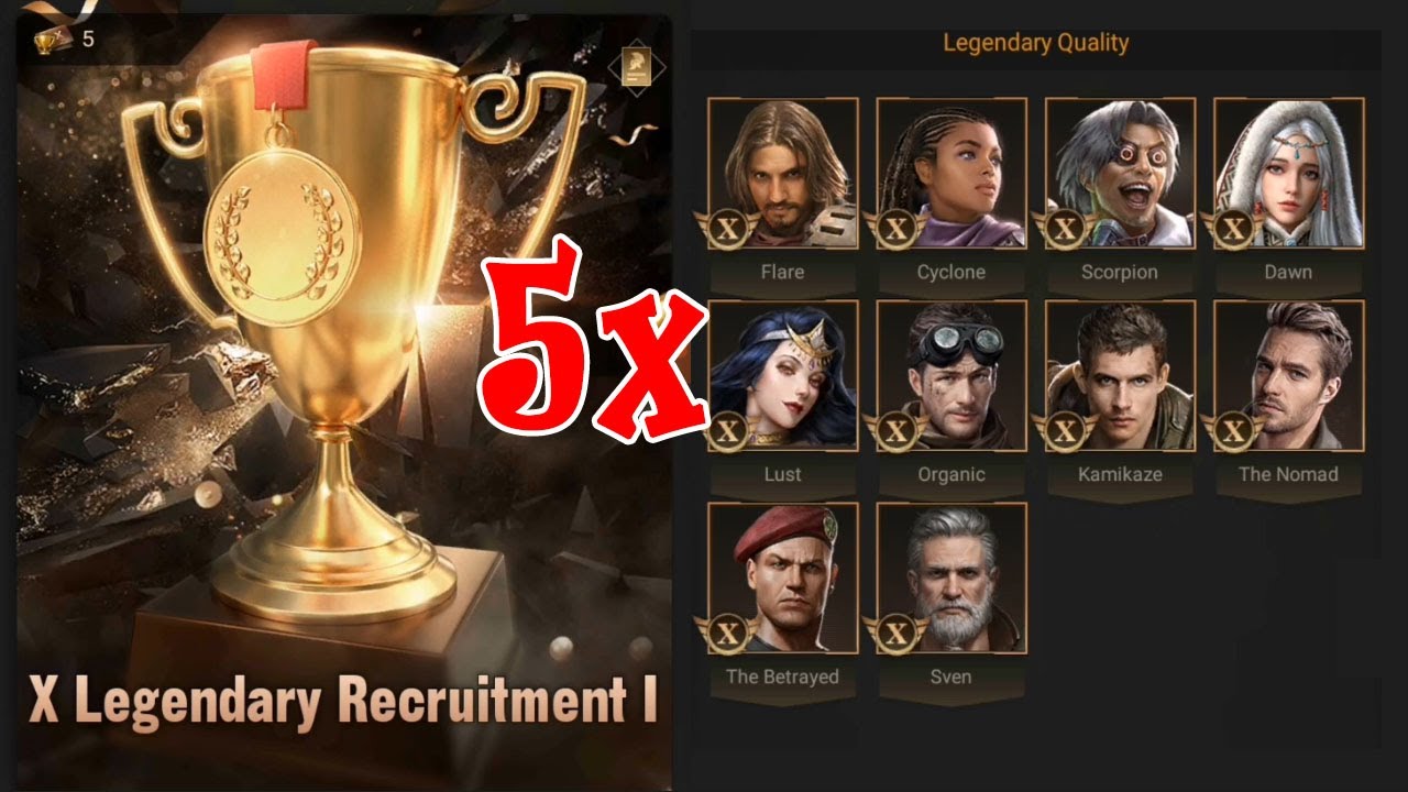 DOOMSDAY EDEN REWARDS 🥇 5X legendary Last Shelter Survival - YouTube