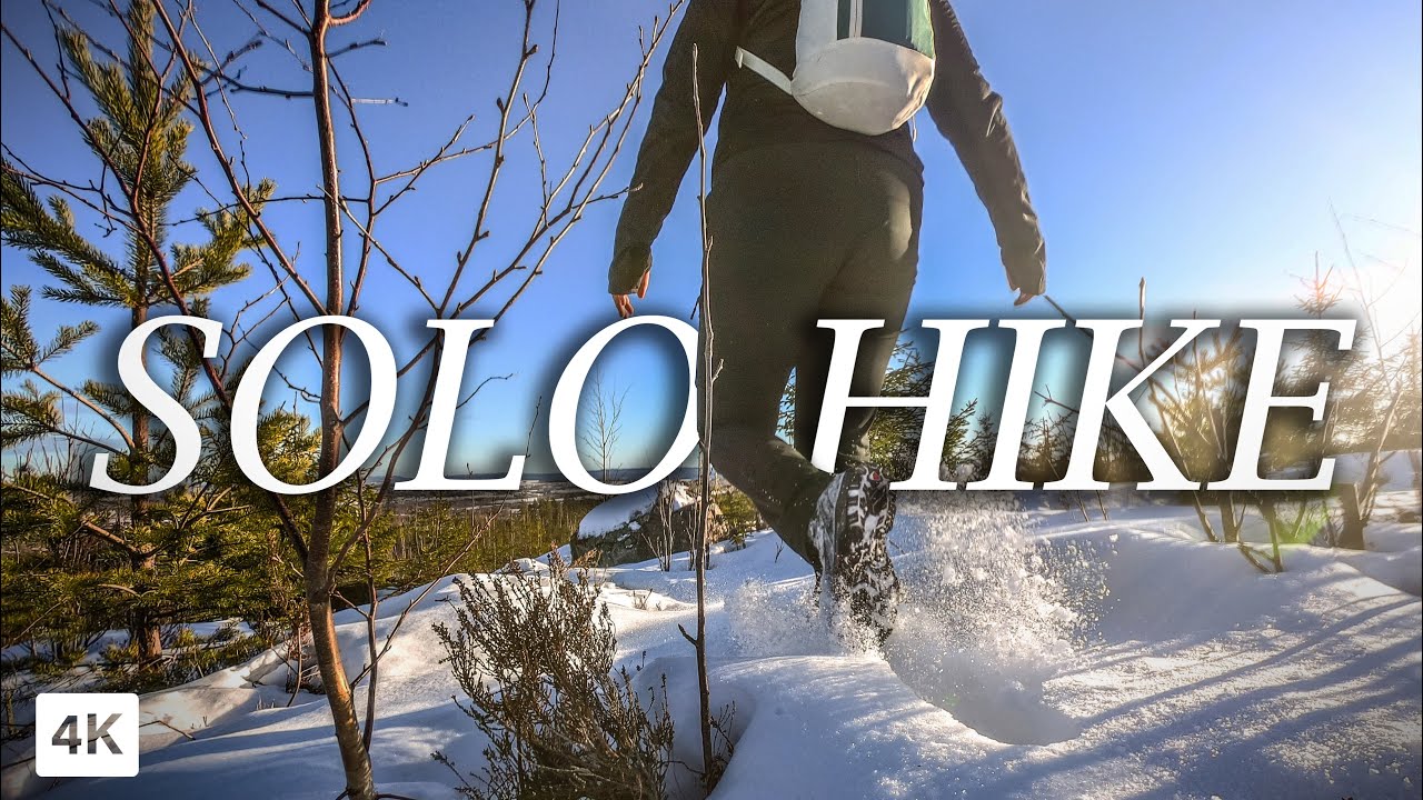 Silent Winter Hiking in Swedish Forest 4K - YouTube