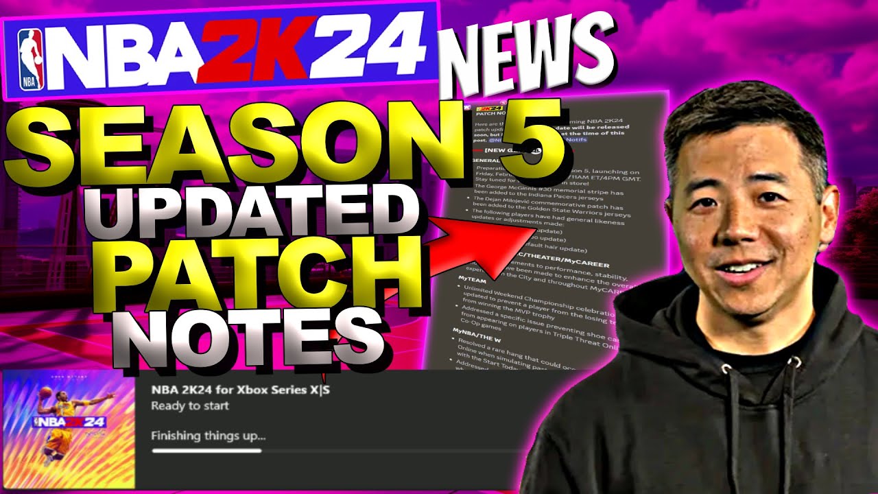 NBA 2K24 Season 5 PATCH NOTES UPDATES & CHANGES | NBA 2K24 NEWS UPDATES ...