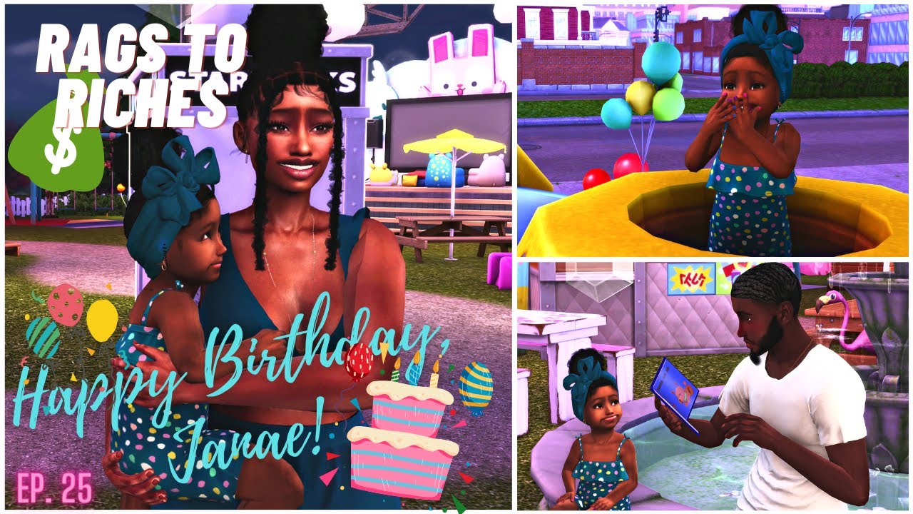 Happy Birthday, Janae! 🥳 | The Sims 4: Rags To Riches LP Ep. 25 - YouTube