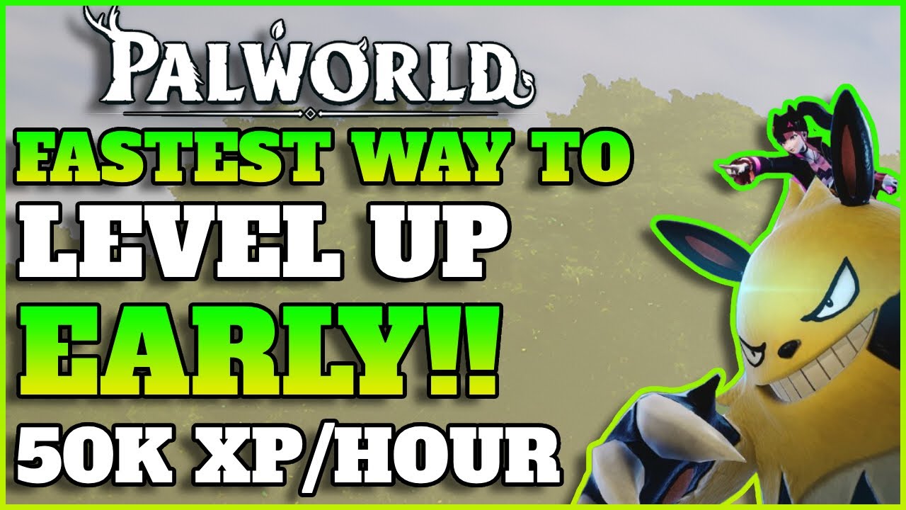 Do This Before It's Fixed! Palworld | Fastest Way To LEVEL UP EARLY ...