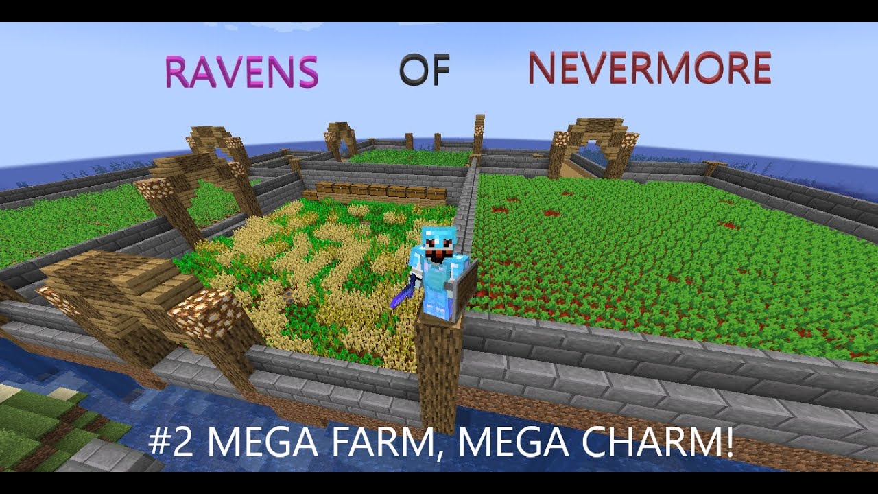 Hardcore Minecraft Episode #2: MEGA FARM, MEGA CHARM! - YouTube
