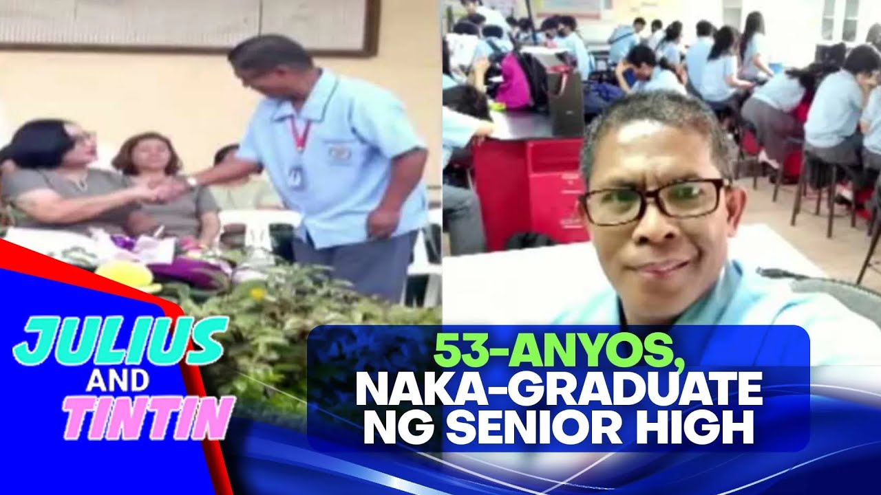 Inspiring story: matandang naka-graduate ng senior high - YouTube