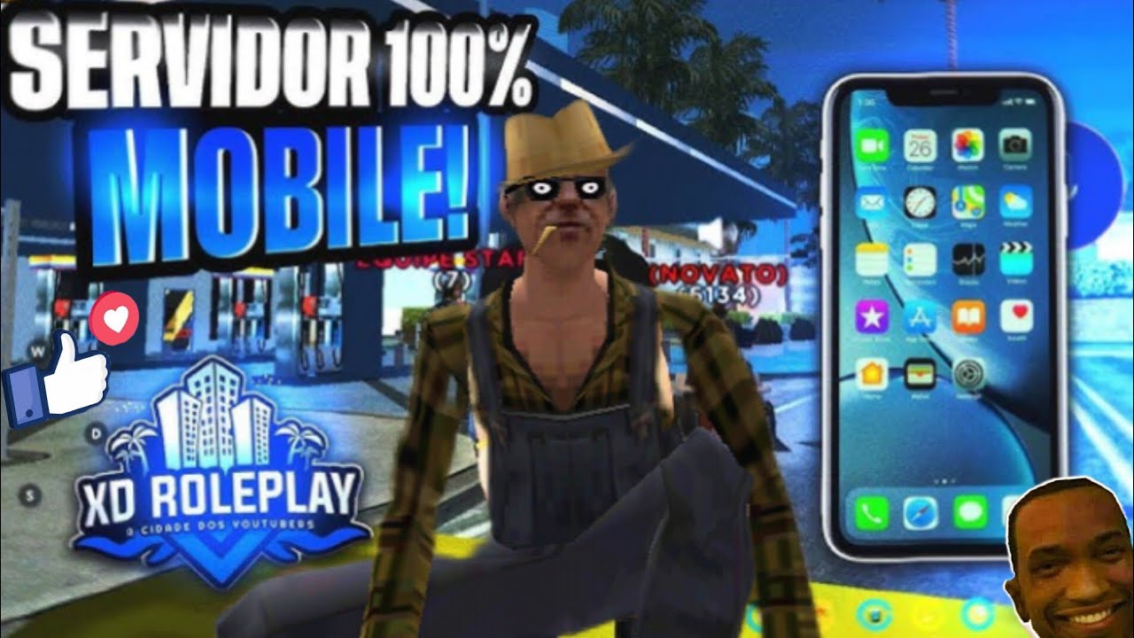 O MELHOR SERVIDOR DO RP MÓBILE XD ROLEPLAY GTA SAMP/ ANDROID - YouTube