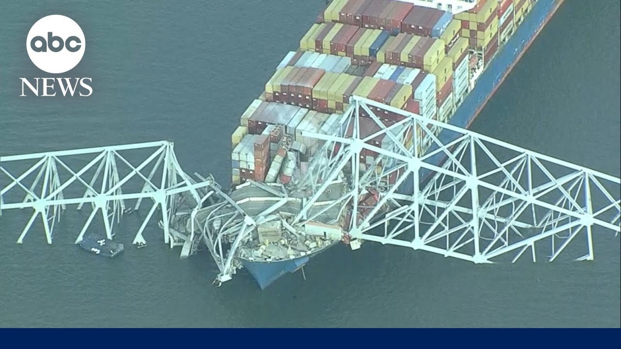 6 people missing following Maryland bridge collapse - YouTube