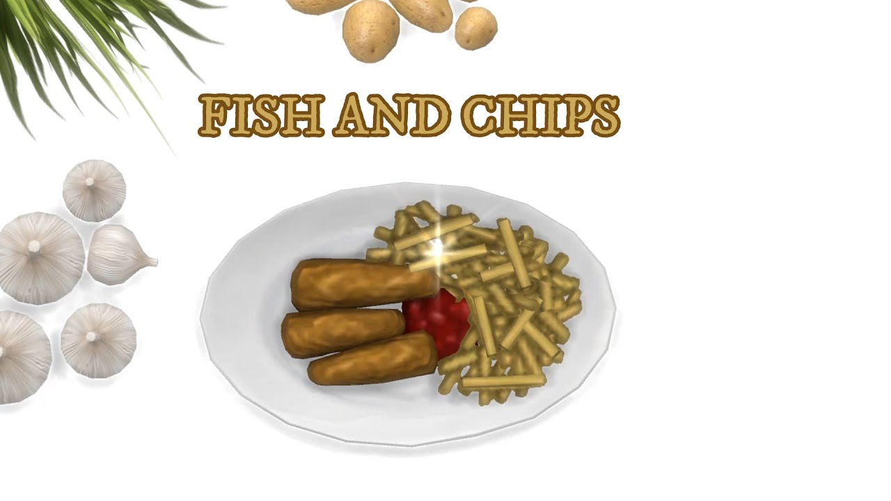 [ASMR THE SIMS 4] DAILY COOKING : FISH AND CHIPS - YouTube