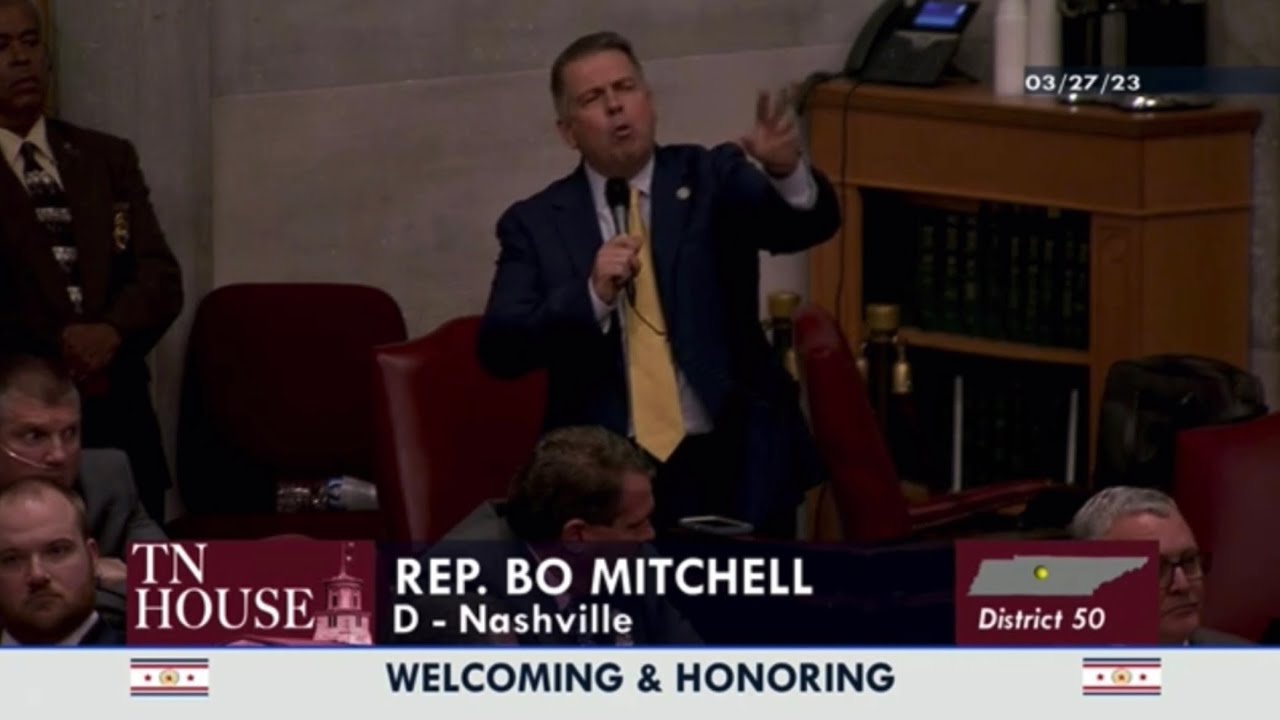 Rep. Bo Mitchell Standing for Gun Safety Laws 3/27/2023 - YouTube