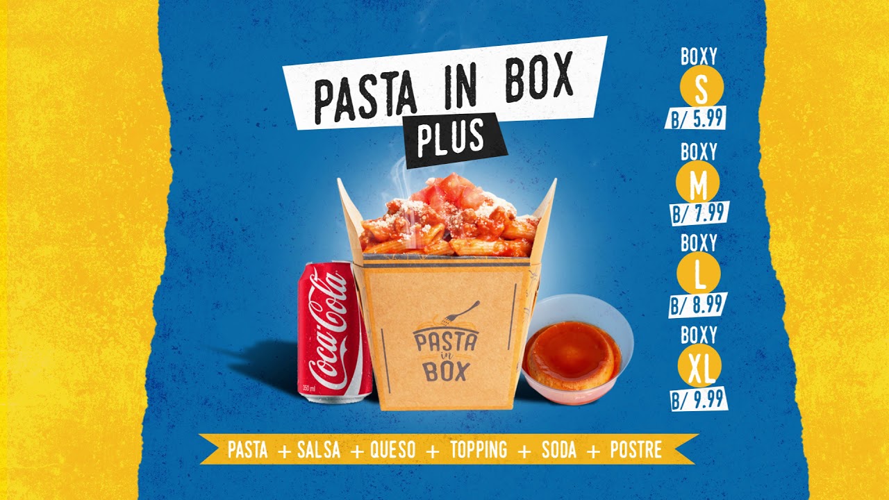 Pasta In Box - Menu Digital (Pantalla 2) - YouTube