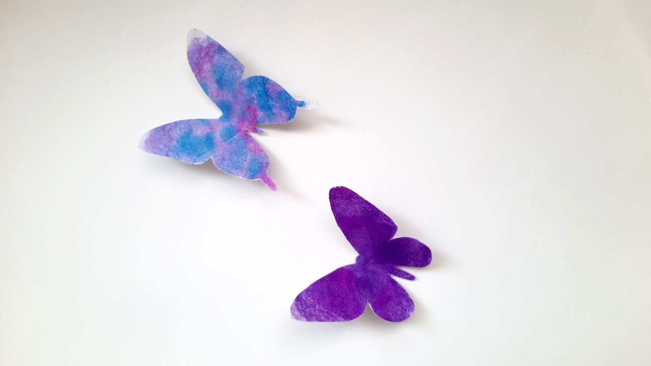 Butterfly/ Use the mask to make these butterflies /how to make ...