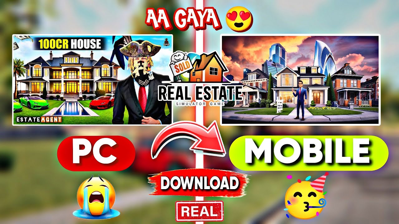 REAL ESTATE AGENT SIMULATOR 🥳 GAME AA GAYA FOR MOBILE | REAL ESTATE ...