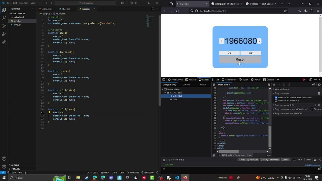 [HTML, CSS, JS] Click Couunter - YouTube