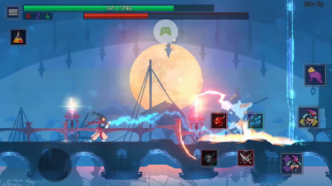 Dead Cells Android Gameplay- Defeating first boss The Concierge and ...