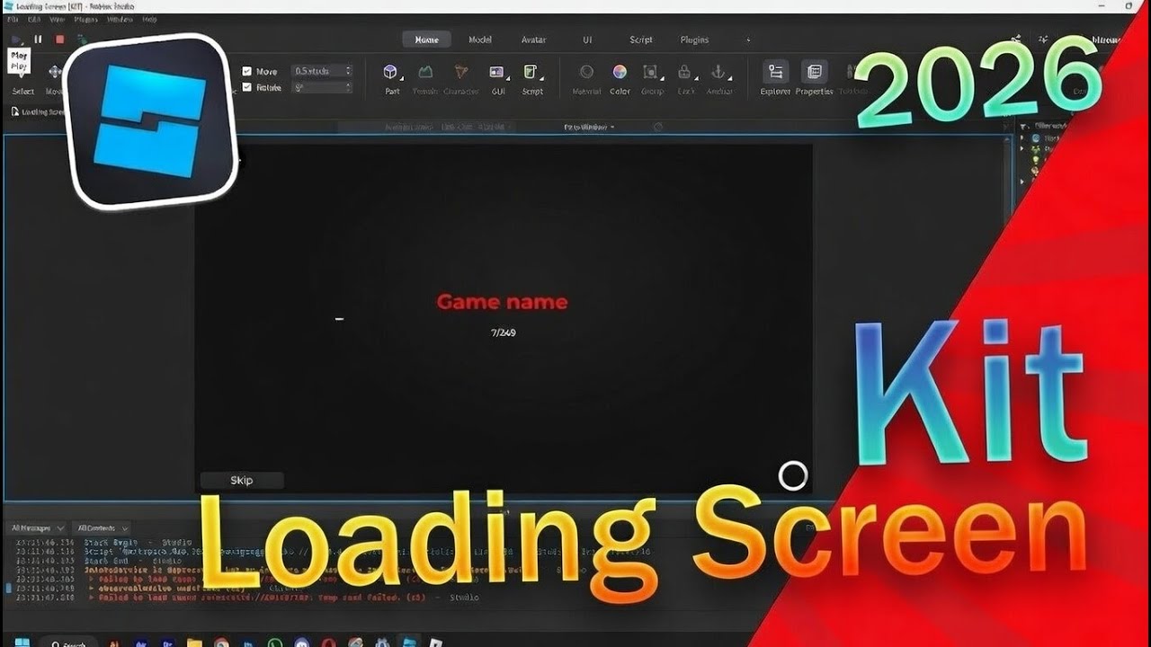 FREE Loading Screen Kit for Your Roblox Game! - YouTube