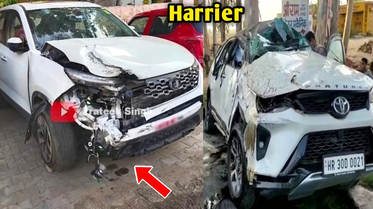 Top 8 : Tata Harrier Accident In India | 😱 Safety हो तो ऐसी - YouTube