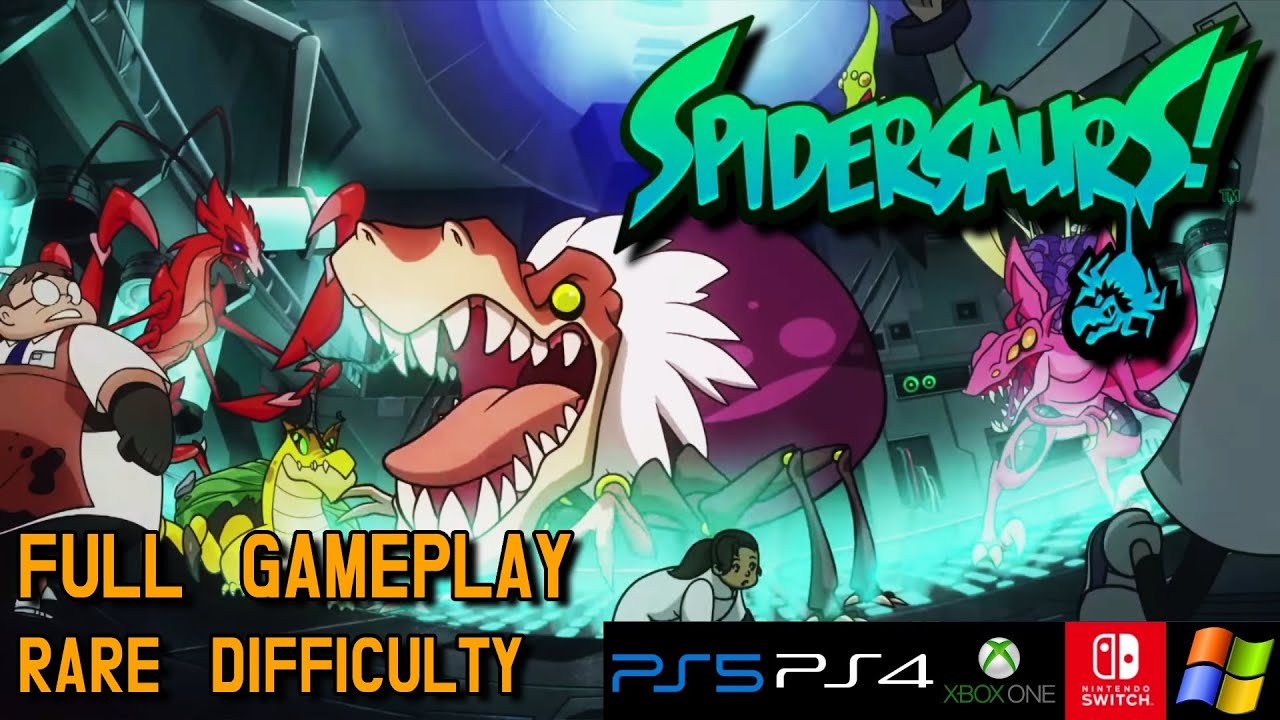 SPIDERSAURS - FULL GAMEPLAY - RARE / HARD DIFFICULTY - KUKUWADEWI TV ...