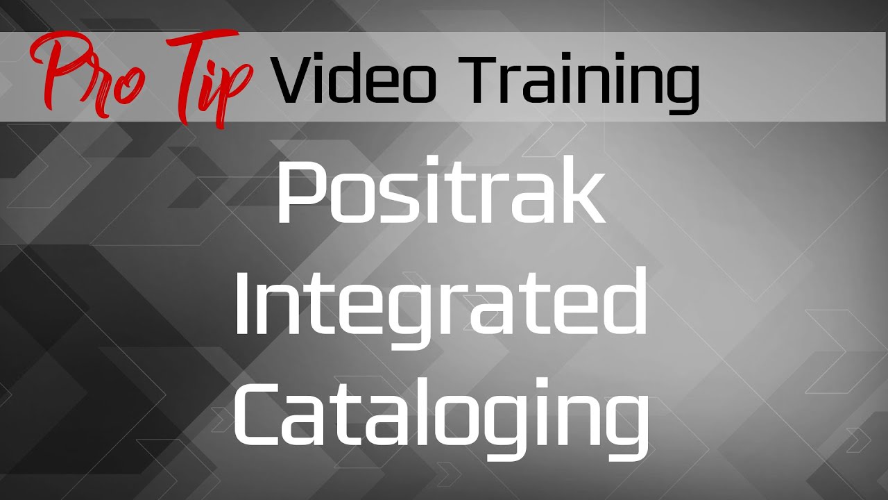 Positrak ProTip: The Positrak Integrated Catalog - YouTube