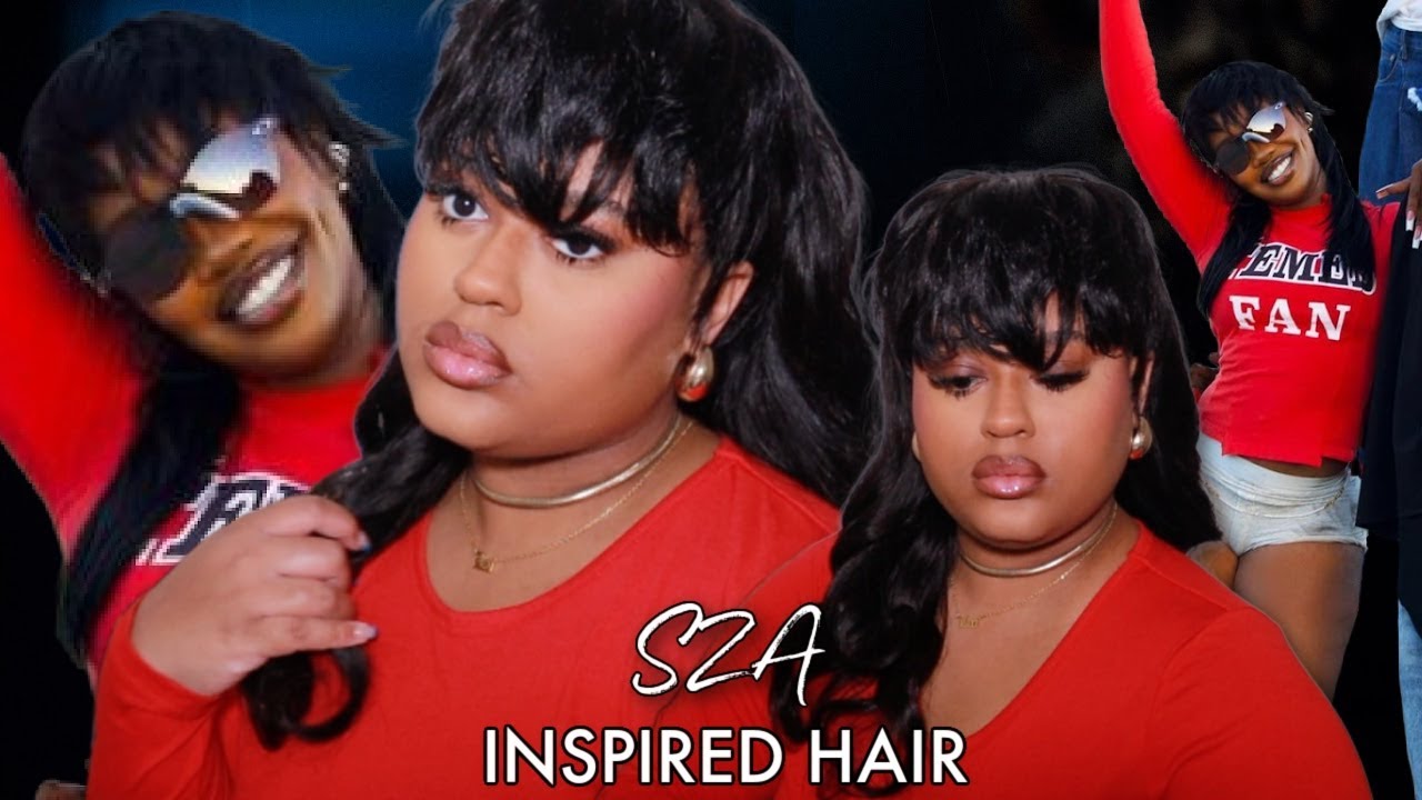 RECREATING SZA'S SNOOZE VIDEO HAIR | ILIKEHAIR GLUELESS MULLET WIG ...