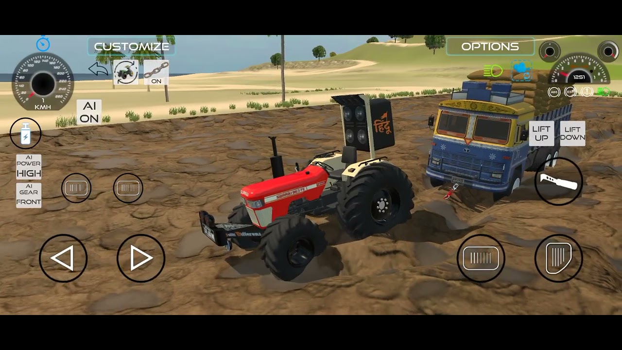 निशु भाई के Swaraj ने निकाला कीचड़ में फंसा हुआ truck/ Indian vehicle ...