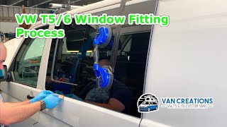 Volkswagen T5 T6 Window fitting Process Van Windows | Doovi
