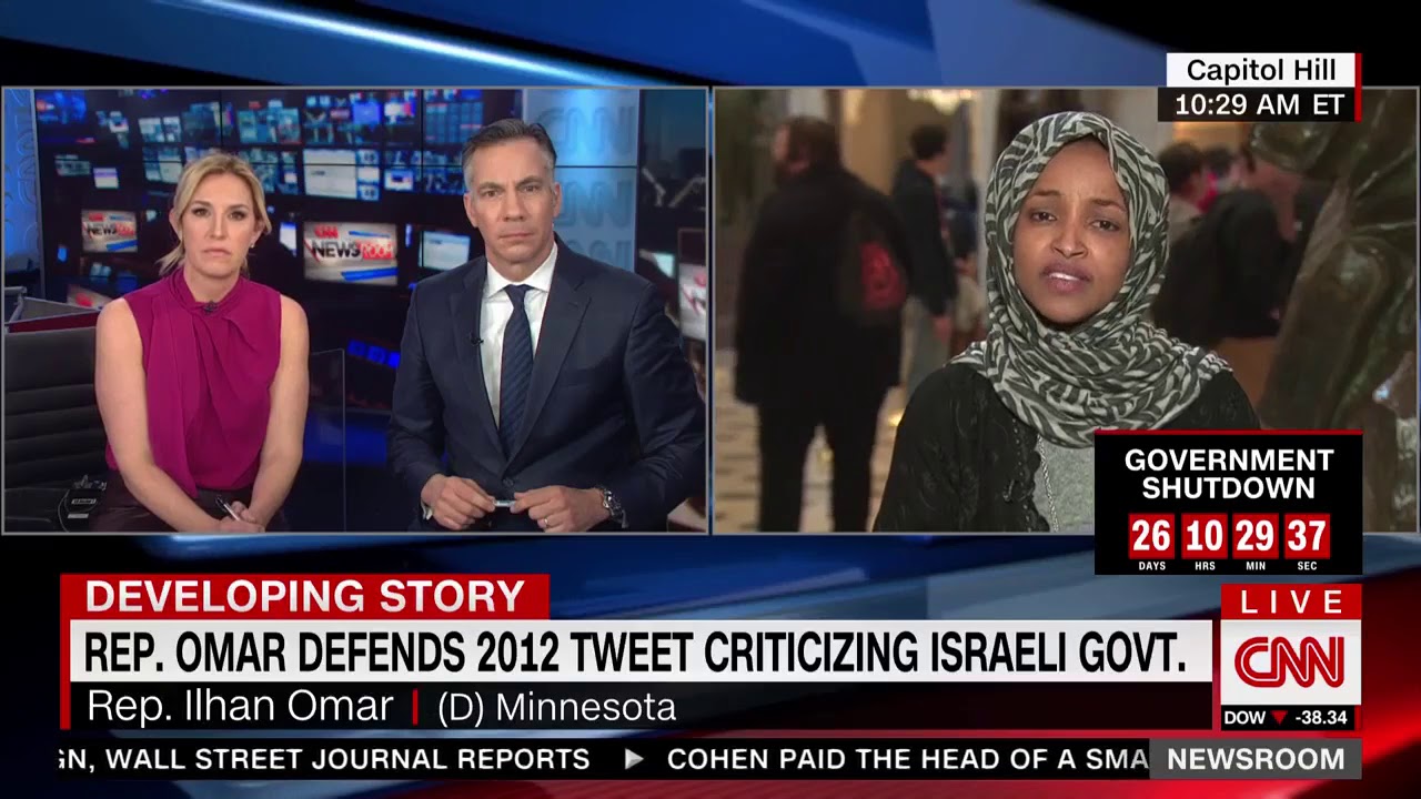 Omar on Anti-Israel Tweet: 'I Don't Know How My Comments Could Be ...