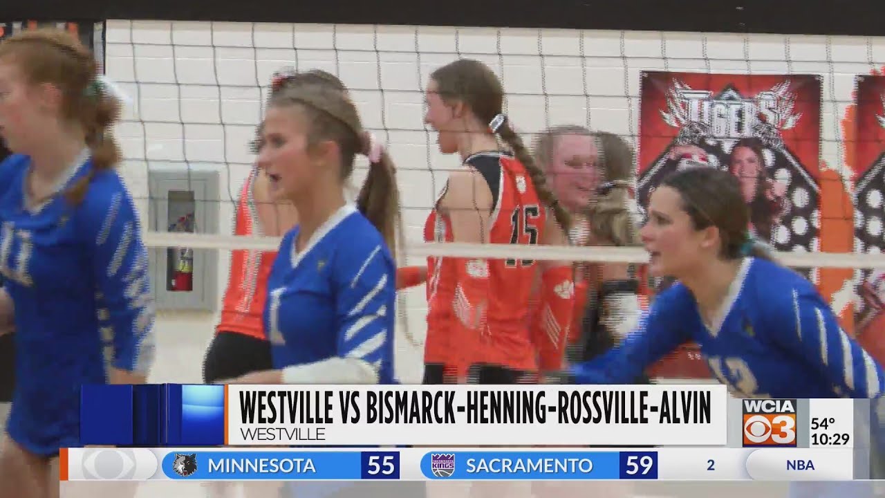 HIGHLIGHTS: Westville Volleyball beats BHRA on Senior Night - YouTube