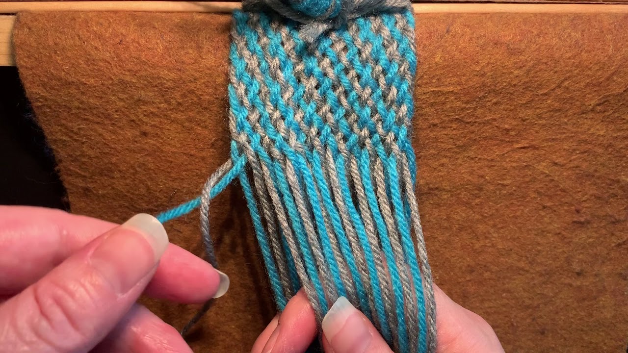 Weaving a Row - LEFT HANDED - YouTube