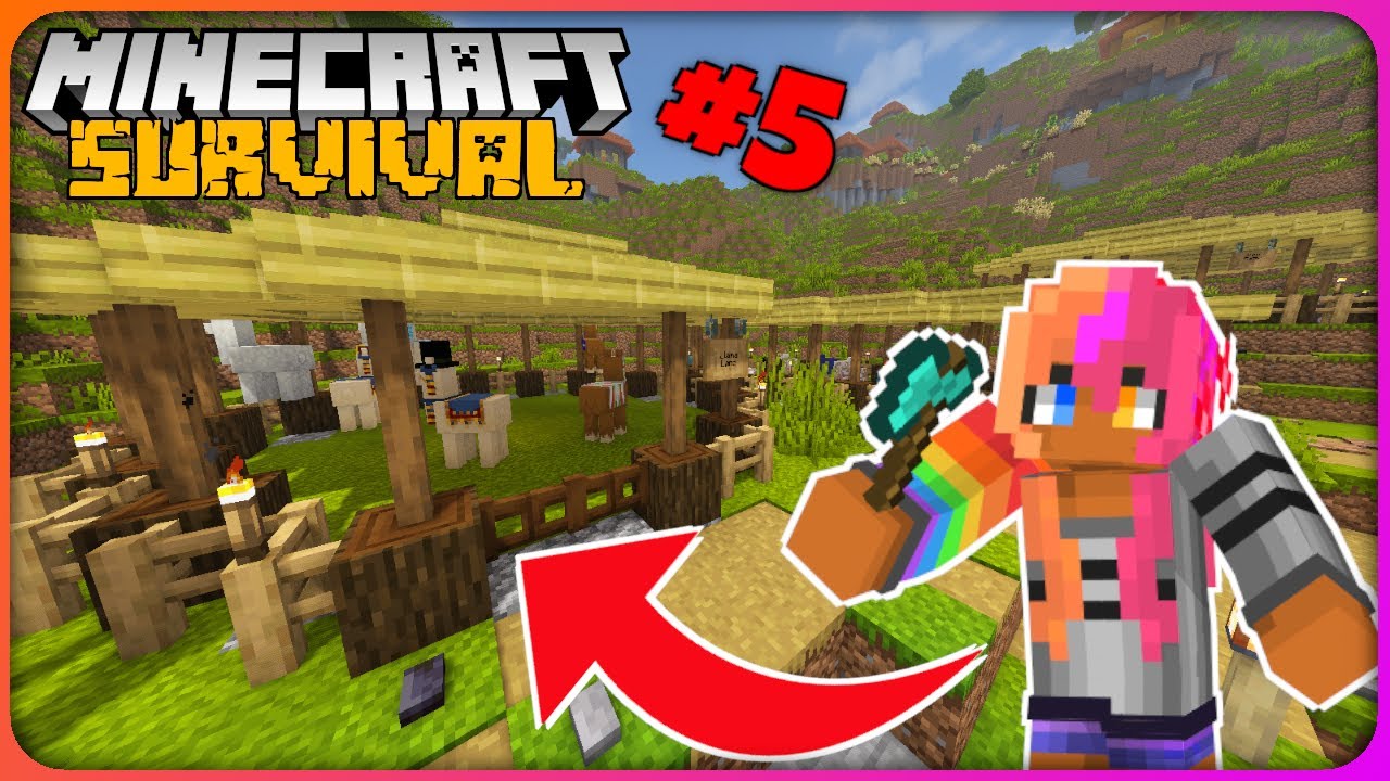 Using New and Old Blocks to Build Farm Animal Pens in Minecraft 1.20 ...
