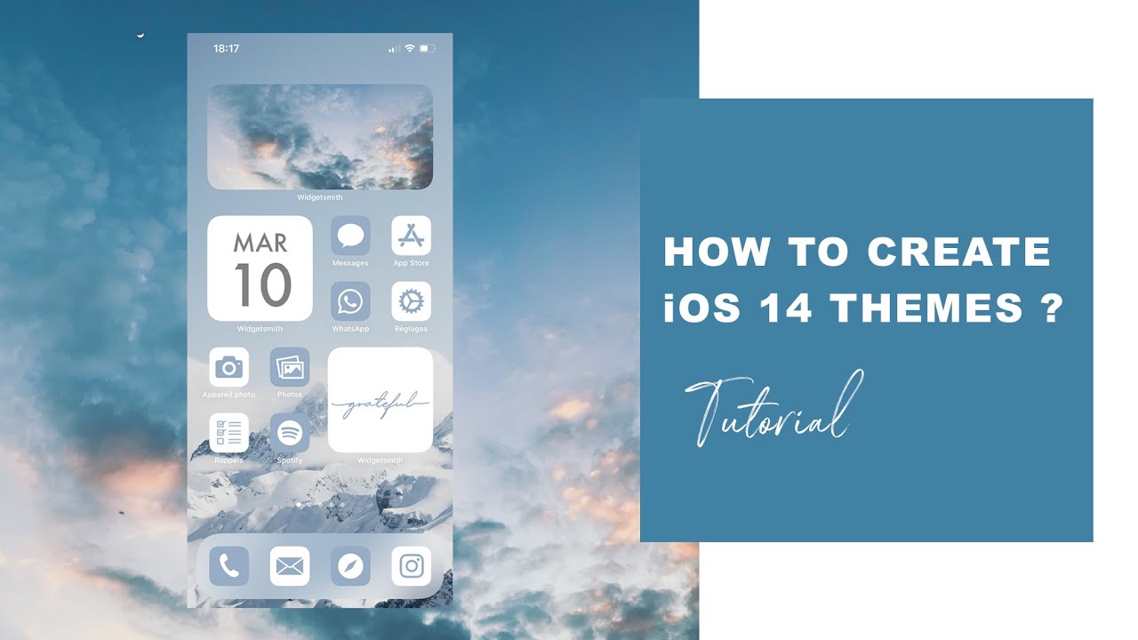 HOW TO CREATE iOS 14 THEMES ? - YouTube