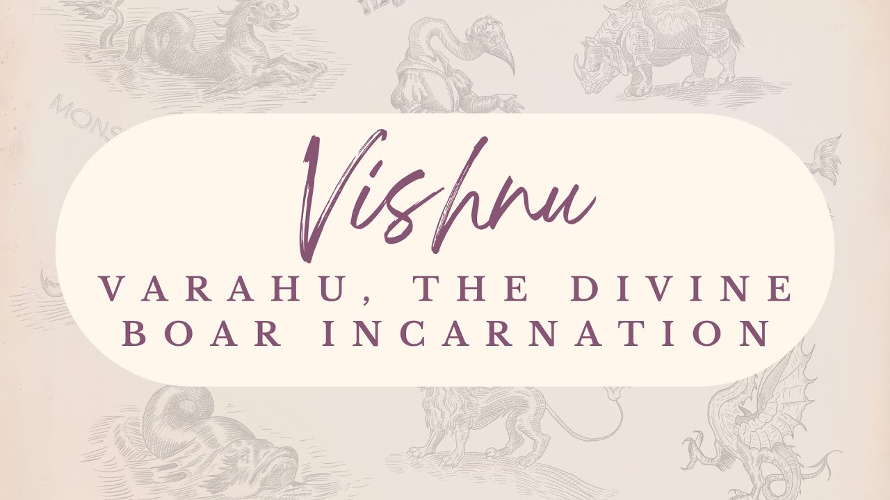 Vishnu: Varahu, the Divine Boar Incarnation | Hindu Mythology - YouTube